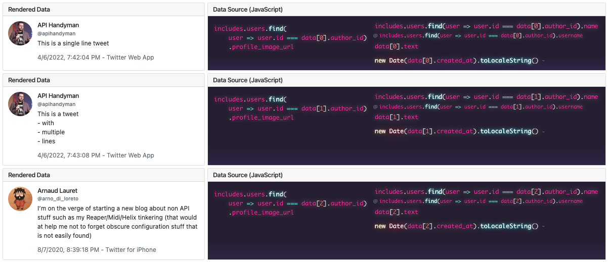 Rendering multiple tweets from multiple authors | Twitter API v2 Tips and Tricks | Postman API ...